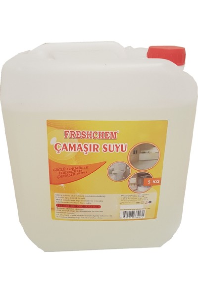 Freshchem Çamaşır Suyu 5 kg Freshchem Çamaşır Suyu 5 kg