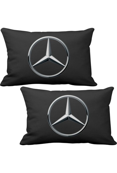 Asr Mercedes Benz Logo 2 li Lüks Araç Boyun Yastığı Siyah ve Ahşap Logo Anahtarlık Asr Mercedes Benz Logo 2 li Lüks Araç Boyun Yastığı Siyah ve Ahşap Logo Anahtarlık