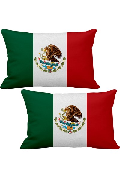 Asr Meksika Mexico Bayrak 2 Li Lüks Araç Boyun Yastığı Asr Meksika Mexico Bayrak 2 Li Lüks Araç Boyun Yastığı