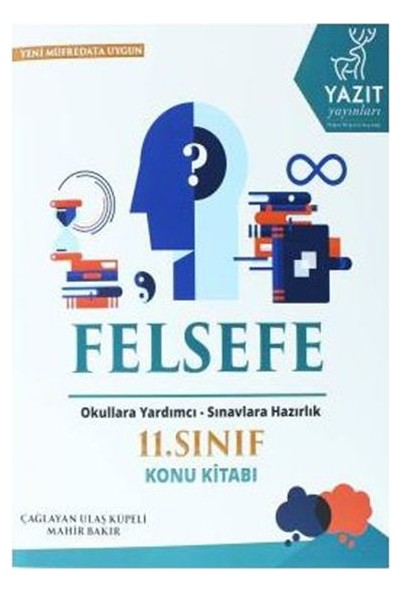 Yazıt Yayınları 11. Sınıf Felsefe Konu Kitabı Yazıt Yayınları 11. Sınıf Felsefe Konu Kitabı