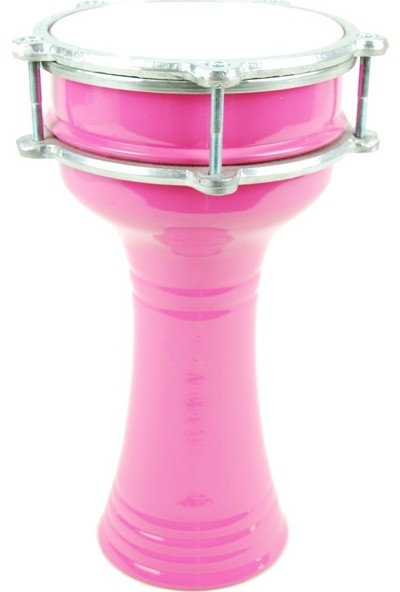 Ses Müzik Aletleri Dab15Pnk Darbuka Alüminyum Pembe 1 No