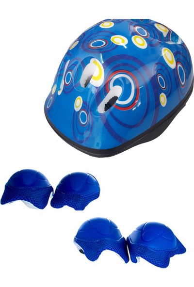 Karakuş Kask Dizlik Dirseklik Set Mavi Karakuş Kask Dizlik Dirseklik Set Mavi