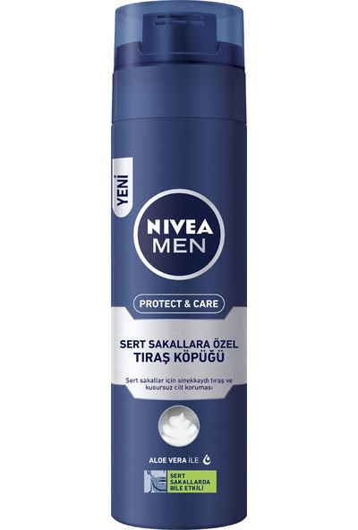 Nivea Protect & Care Nemlendirici Tıraş Köpüğü 200 ml Nivea Protect & Care Nemlendirici Tıraş Köpüğü 200 ml