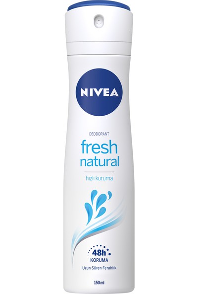Nivea Fresh Sprey Deodorant 150 ml Kadın Nivea Fresh Sprey Deodorant 150 ml Kadın