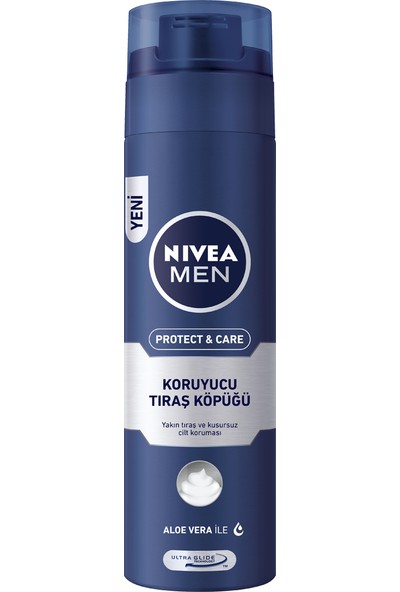 Nivea Protect & Care Koruyucu Tıraş Köpüğü 200Ml Nivea Protect & Care Koruyucu Tıraş Köpüğü 200Ml