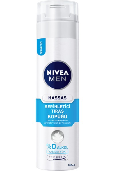 Nivea Hassas Serinletici Tıraş Köpüğü 200Ml Nivea Hassas Serinletici Tıraş Köpüğü 200Ml