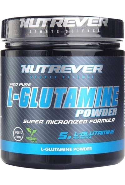 Nutrever L-Glutamine 250 GR Aromasız Nutrever L-Glutamine 250 GR Aromasız
