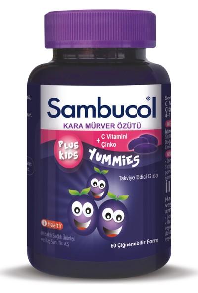 Sambucol Plus Kids Yummies 60 Tablet Sambucol Plus Kids Yummies 60 Tablet