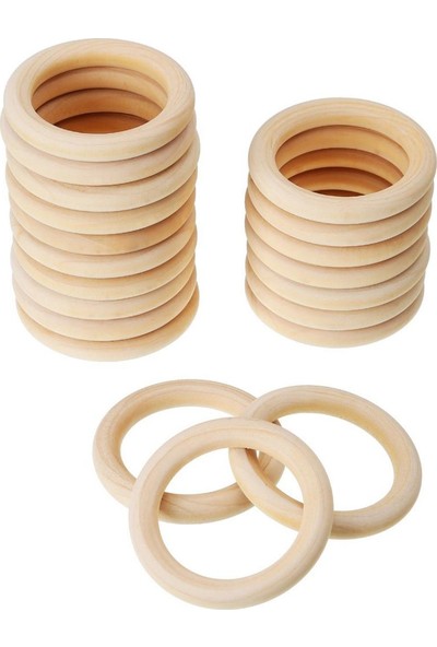 hobi24 Ahşap Halka 5Cm - 5'Li