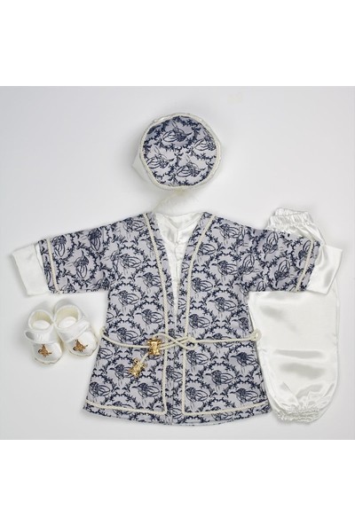 Ponpon Baby Osmanlı Tuğralı Mevlüt takımı Gri