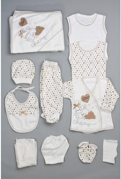 Bebeğime Cici Erkek Bebek 11'li Mutlu Tavşanlar Kahverengi Hastane Çıkışı Bebeğime Cici Erkek Bebek 11'li Mutlu Tavşanlar Kahverengi Hastane Çıkışı