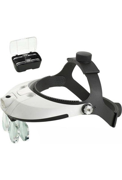 Hobi24 Büyüteçli Gözlük - Ledli Büyüteç Mg81001-H