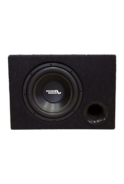 Soundmagus SM-12PKBN 30 Cm Çift Bobin 1600W Kabinli Subwoofer Soundmagus SM-12PKBN 30 Cm Çift Bobin 1600W Kabinli Subwoofer