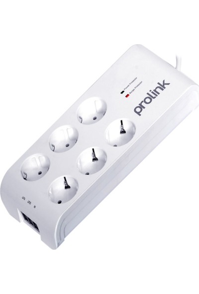 Prolink PR-SP06T 6'lı Akım Korumalı Priz 3600j 1.5mt