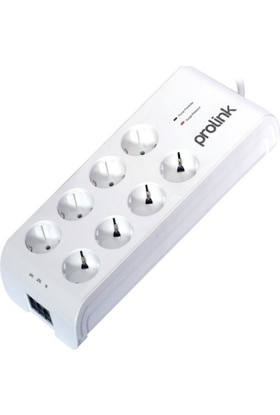 Prolink PR-SP08T 8'li Akım Korumalı Priz 3600J 1.5mt