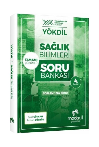 Modadil YÖKDİL Sağlık Bilimleri Soru Bankası - Rıdvan Gürbüz Modadil YÖKDİL Sağlık Bilimleri Soru Bankası - Rıdvan Gürbüz