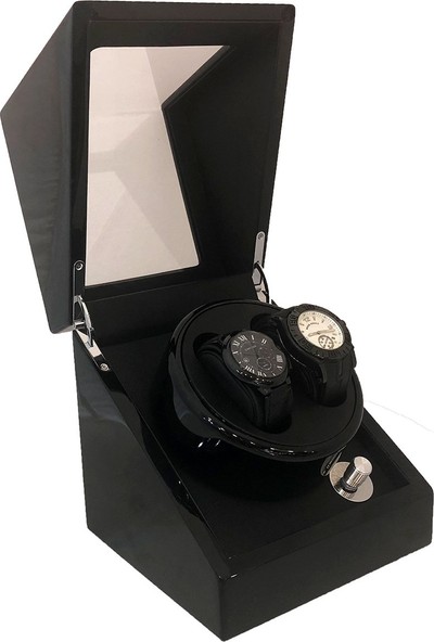 Standmarket Otomatik Saat Kurma Kutusu 2+0 Siyah&Siyah Standmarket Otomatik Saat Kurma Kutusu 2+0 Siyah&Siyah