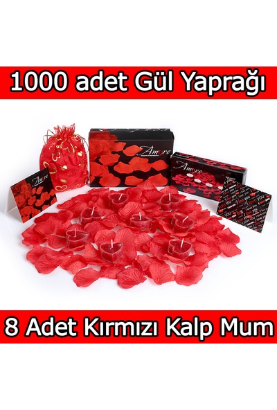 Chavin 1000 Adet Gül Yaprağı,Gül Yaprakları,Kırmızı Kalp Mum yap8 Chavin 1000 Adet Gül Yaprağı,Gül Yaprakları,Kırmızı Kalp Mum yap8