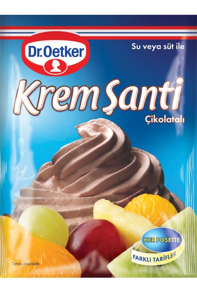 Dr. Oetker Krem Şanti Çikolata 75 gr Dr. Oetker Krem Şanti Çikolata 75 gr