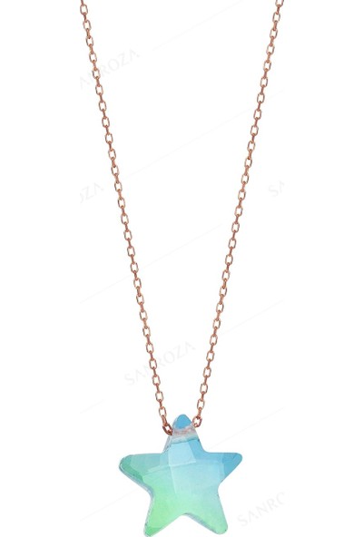 Sanroza E3446 Yıldız Gümüş Kolye