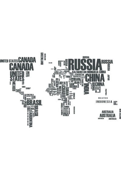 Tilki Dünyası Dünya Haritası Ülke Adları Dekoratif Duvar Sticker Tilki Dünyası Dünya Haritası Ülke Adları Dekoratif Duvar Sticker