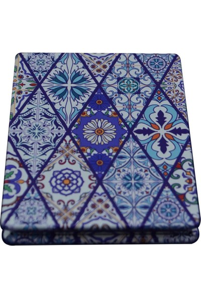 Gift Home Dikdörtgen Cep Ve Çanta Makyaj Aynası - Çini Desenli Gift Home Dikdörtgen Cep Ve Çanta Makyaj Aynası - Çini Desenli