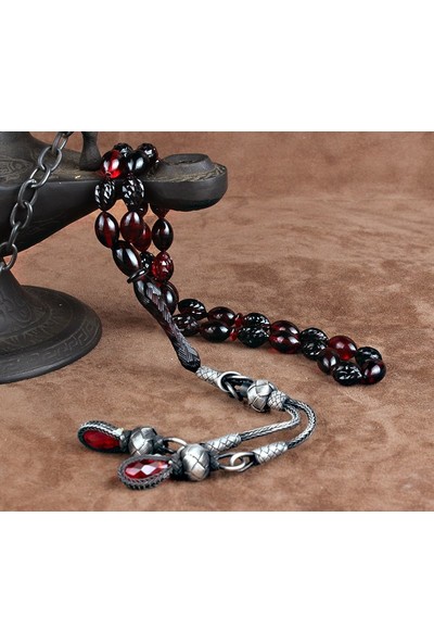 Tesbihevim Özel Kalem İşçilikli Sıkma Kehribar Tesbih Tesbihevim Özel Kalem İşçilikli Sıkma Kehribar Tesbih