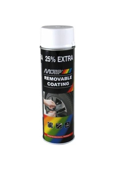 Motip Soyulabilir Boya Parlak Beyaz - Removeable Coating White Gloss Motip Soyulabilir Boya Parlak Beyaz - Removeable Coating White Gloss