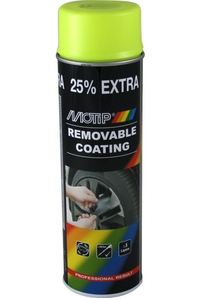 Motip Soyulabilir Boya Florasan Sarı - Removeable Coating F.Yellow Motip Soyulabilir Boya Florasan Sarı - Removeable Coating F.Yellow