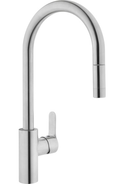 Artema Inox A42153 Pull-Down Eviye Bataryası, Krom Artema Inox A42153 Pull-Down Eviye Bataryası, Krom