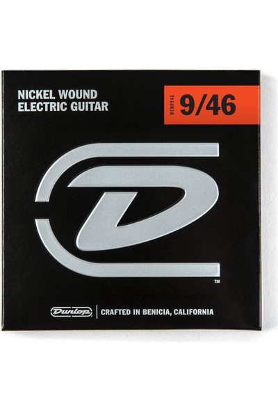 Jim Dunlop DEN0946 Nickel Wound Light Elektro Gitar Teli (9-46) Jim Dunlop DEN0946 Nickel Wound Light Elektro Gitar Teli (9-46)