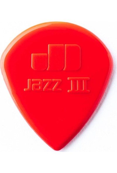 Jim Dunlop Jazz III Nylon Red Pena Jim Dunlop Jazz III Nylon Red Pena
