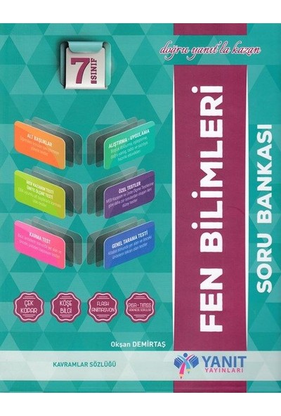 Yanıt Yayınları 7.Sınıf Fen Bilimleri Soru Bankası