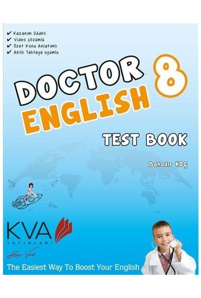 Koray Varol Akademi KVA 8.Sınıf Doctor Englısh Test Book