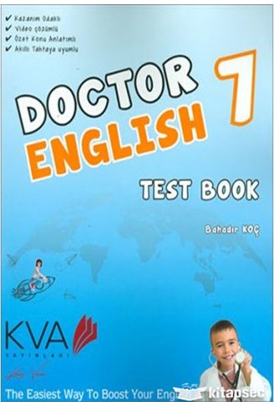 Koray Varol Akademi KVA 7.Sınıf Doctor Englısh Test Book