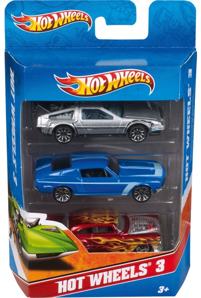 Hot Wheels 3'lü Araba Seti