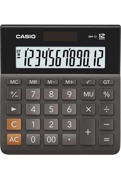 Casio MH-12-BK 12 Hane Hesap Makinesi