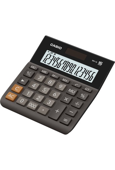 Casio MH-16-BK 16 Hane Hesap Makinesi
