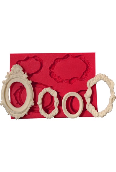 Cesil Şeker Hamuru Ve Kokulu Taş Kalıbı - Minik Çerçeveler (9*7,5Cm) Cesil Şeker Hamuru Ve Kokulu Taş Kalıbı - Minik Çerçeveler (9*7,5Cm)