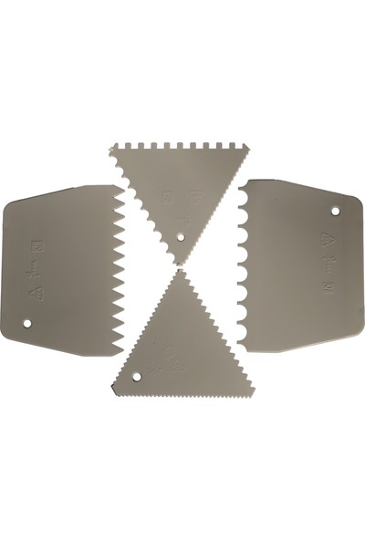 Cesil Dörtlü Plastik Tarak Set