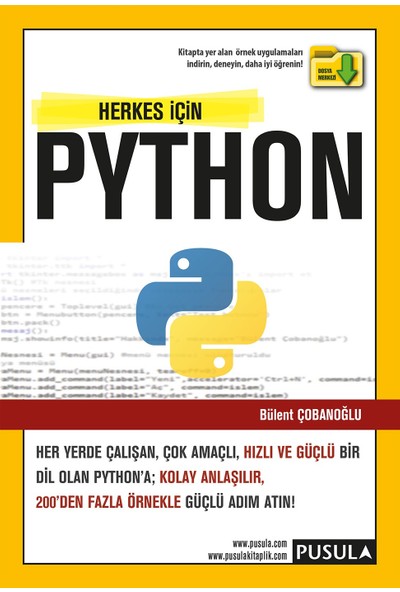 Herkes İçin Python - Bülent Çobanoğlu Herkes İçin Python - Bülent Çobanoğlu