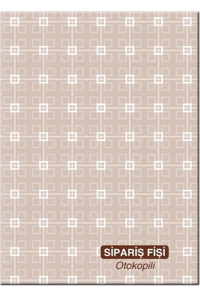 Doru Sipariş Fişi 2 Nüsha Otokopili 14x20 cm 2-50 6'lı Paket