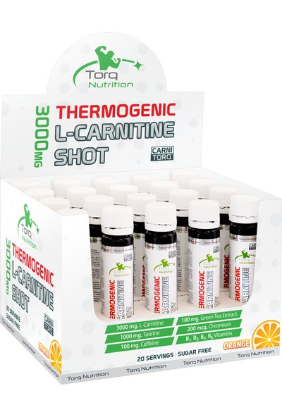 Torq Nutrition 3000 Mg. Thermogenic Lcarnitine Shot 20X25 Ml. Torq Nutrition 3000 Mg. Thermogenic Lcarnitine Shot 20X25 Ml.