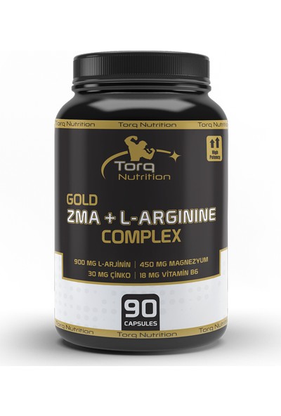 Torq Nutrition - Zma + L-Arjinin Complex - Çinko Magnezyum B6 - 90 Kapsül Torq Nutrition - Zma + L-Arjinin Complex - Çinko Magnezyum B6 - 90 Kapsül