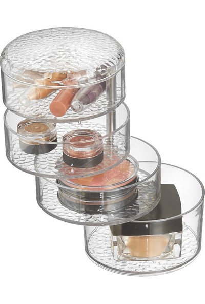 Bosphorus Kozmetik Ürün,Takı Ve Makyaj Organizeri 4 Bölmeli Açılır,Kapanır Düzenleyici