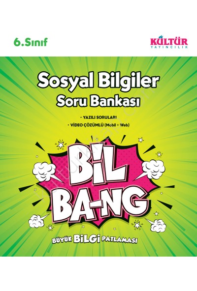 Kültür Yayınları Bil-Bang 6.Sınıf Sosyal Bilgiler Soru Bankası Kültür Yayınları Bil-Bang 6.Sınıf Sosyal Bilgiler Soru Bankası