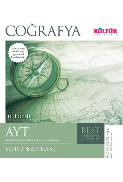 Kültür Yayınları Best AYT Coğrafya Soru Bankası