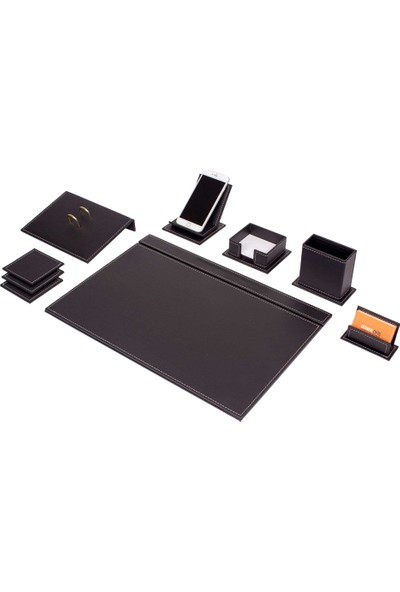 Güner Ofis Vega Sümen Takımı Siyah 9 Parça