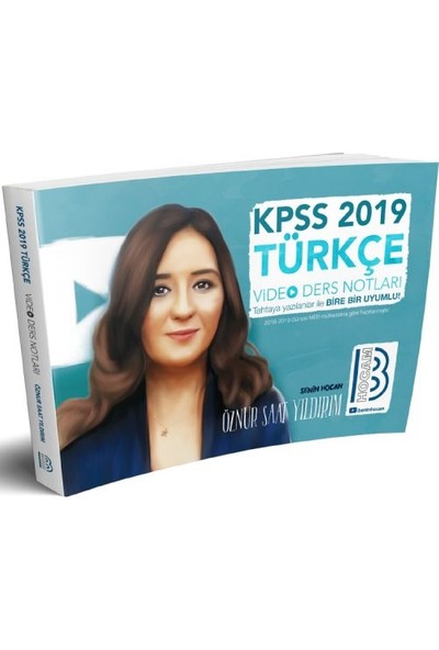 Benim Hocam Yayınları 2019 KPSS Türkçe Video Ders Notları Benim Hocam Yayınları 2019 KPSS Türkçe Video Ders Notları