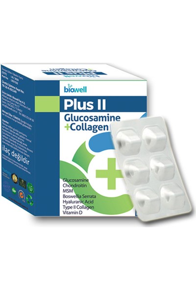Biowell Plus Iı Glucosamine+Collagen 60 Kapsül
